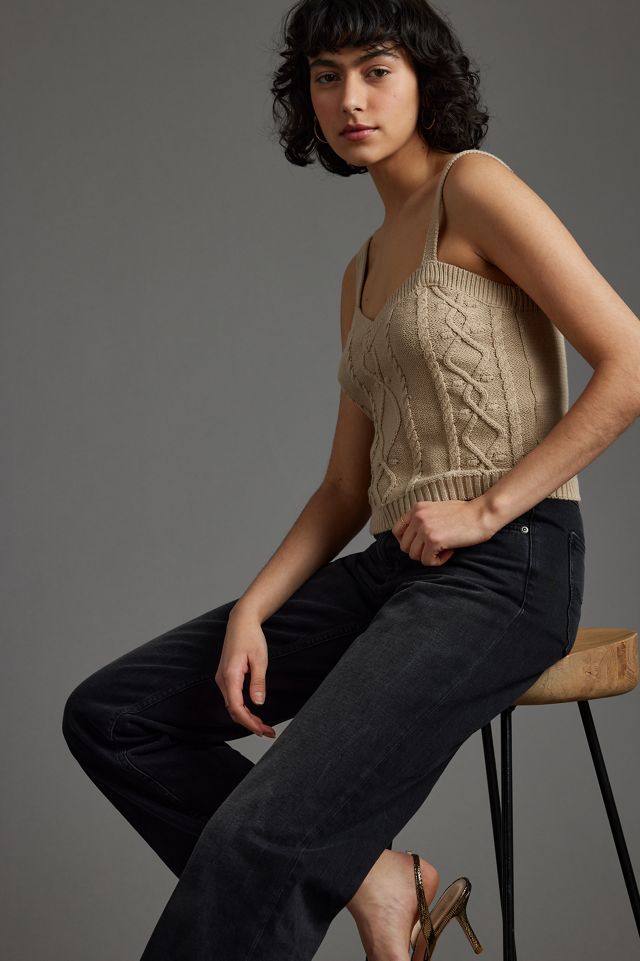 Maisie Cable Knit Cami Top | Anthropologie UK