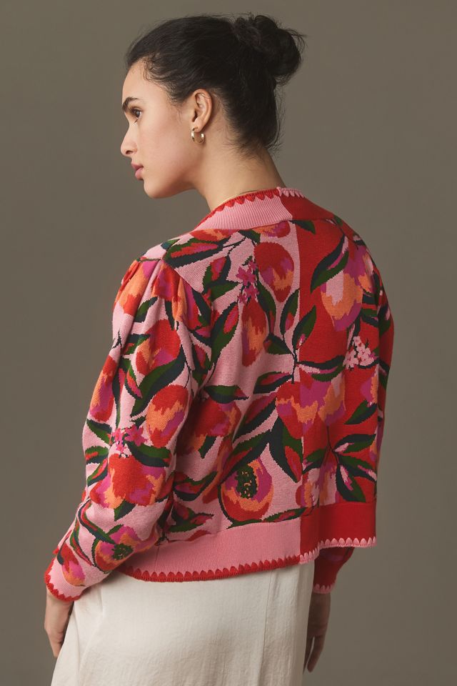 Farm Rio Printed Cardigan Sweater | Anthropologie
