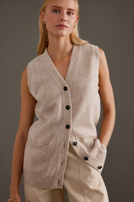 Blake LDN Lucy Chaleco de punto de lana | Anthropologie ES