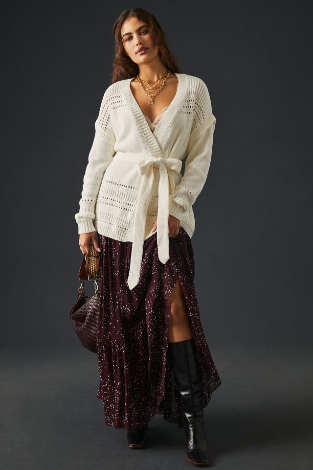 Bishop + Young Belted Cardigan Sweater | Anthropologie