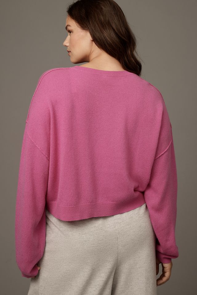 The Alani Cashmere Sweater by Pilcro: Cropped Crew-Neck Edition ...