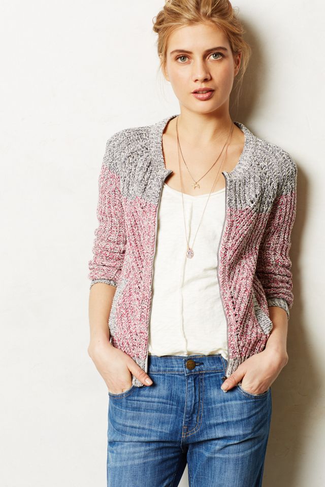 Juno Bomber Sweater | Anthropologie