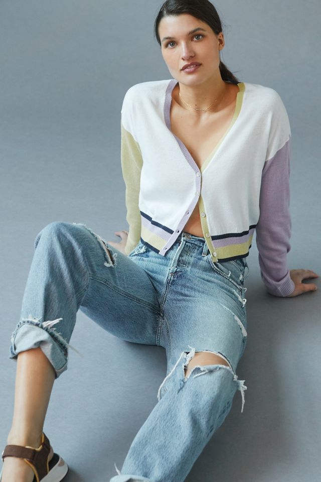 Colorblocked Cardigan | Anthropologie