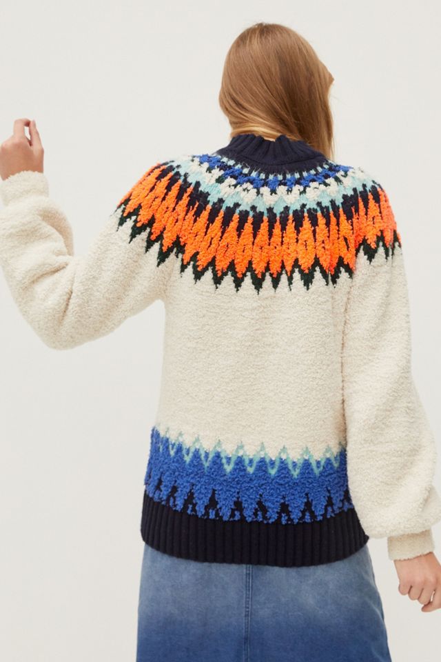 Pilcro Selene Fleece Sweater | Anthropologie