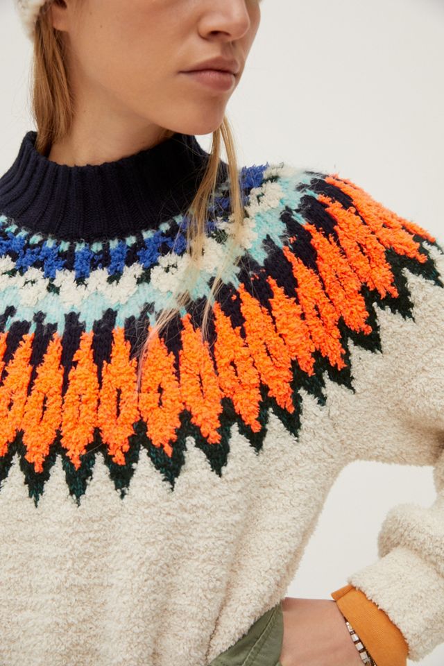 Pilcro Selene Fleece Sweater | Anthropologie