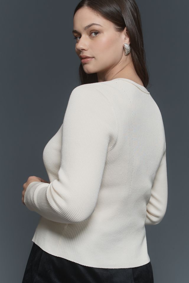 Maeve Scalloped Cardigan Sweater | Anthropologie