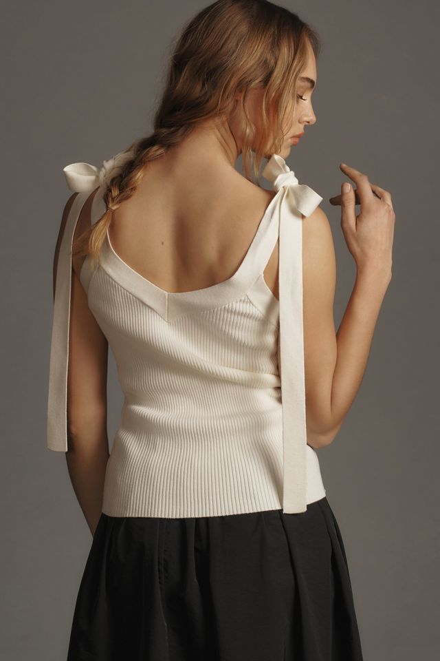 Endless Rose Tie-Strap Sweater Tank | Anthropologie