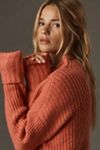 Maeve Margaret Mock-Neck Sweater | Anthropologie