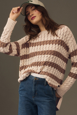 Pilcro Longline Stitch Sweater | Anthropologie
