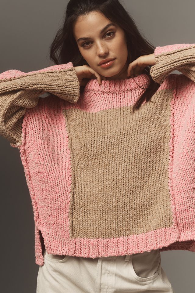Pilcro Chunky Crew-Neck Sweater | Anthropologie