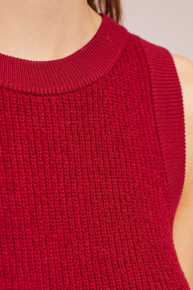 Buttoned Sweater Tank | Anthropologie