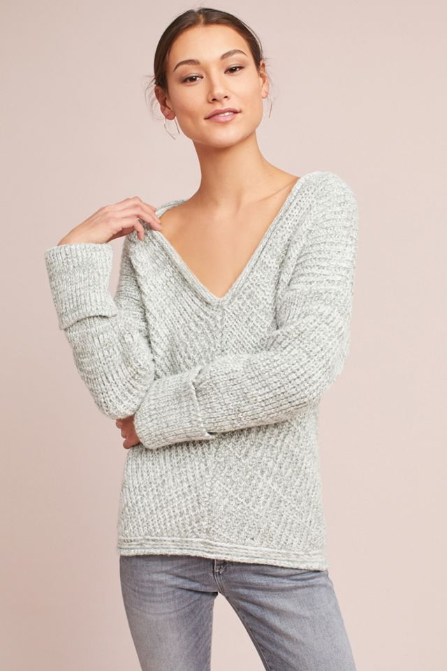 Cozy V-Neck Pullover | Anthropologie