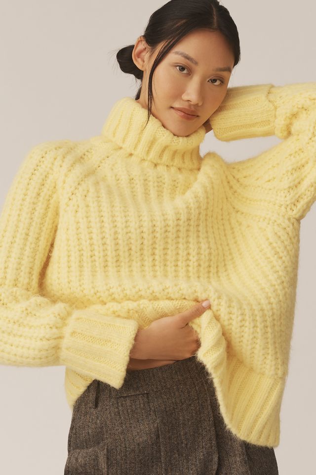Pilcro Chunky Turtleneck Pullover Sweater | Anthropologie
