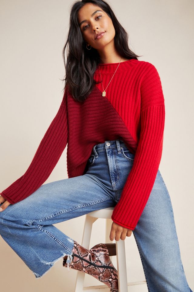 Ravenna Colorblocked Sweater | Anthropologie