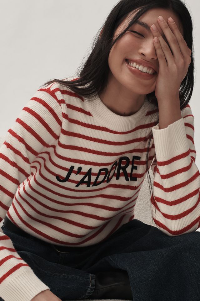 Endless Rose J'Adore Striped Sweater | Anthropologie
