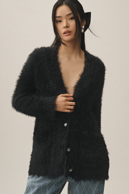 Endless Rose V-Neck Deco Cardigan Sweater | Anthropologie