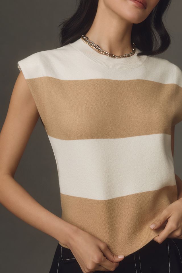 The Noah Muscle Tank Sweater by Maevey | Anthropologie