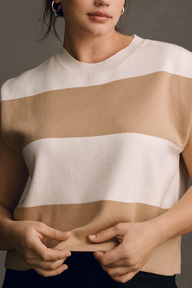 The Noah Muscle Tank Sweater by Maevey | Anthropologie