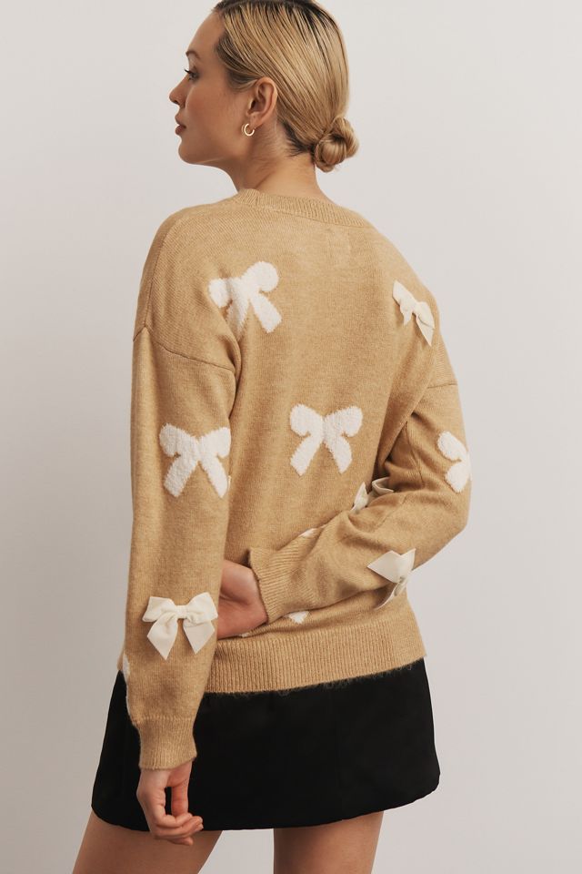 Maeve 3D Bow Jumper | Anthropologie UK