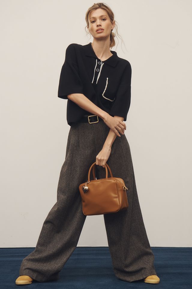 The Eliott Embellished-Pocket Polo Shirt | Anthropologie