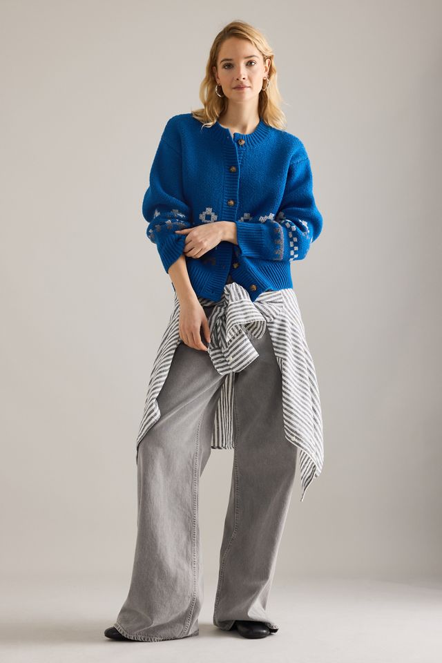 Damson Madder Romily Wool Cardigan | Anthropologie UK