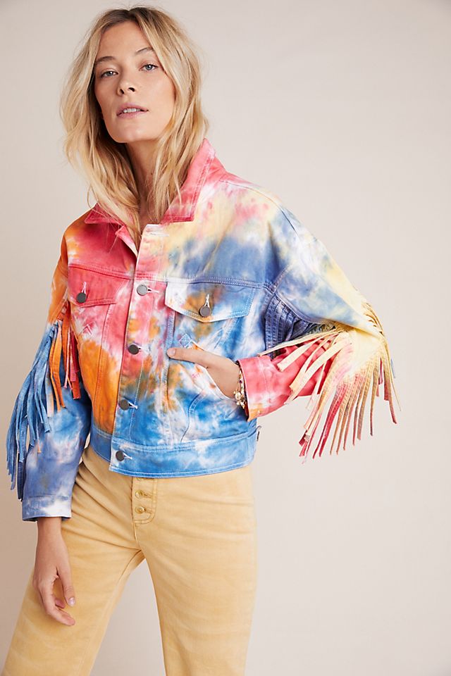Stevie Fringed Denim Jacket | Anthropologie Stevie Fringed Denim Jacket | Anthropologie