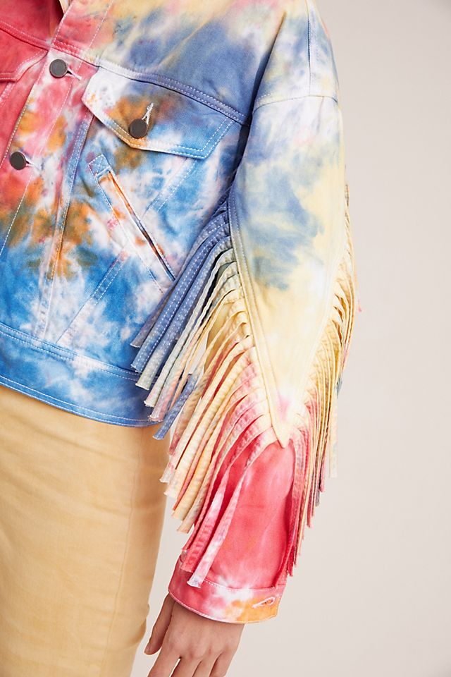 Stevie Fringed Denim Jacket | Anthropologie Stevie Fringed Denim Jacket | Anthropologie