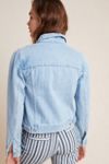 Paige Rowan Striped Denim Jacket | Anthropologie