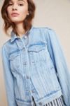 Paige Rowan Striped Denim Jacket | Anthropologie