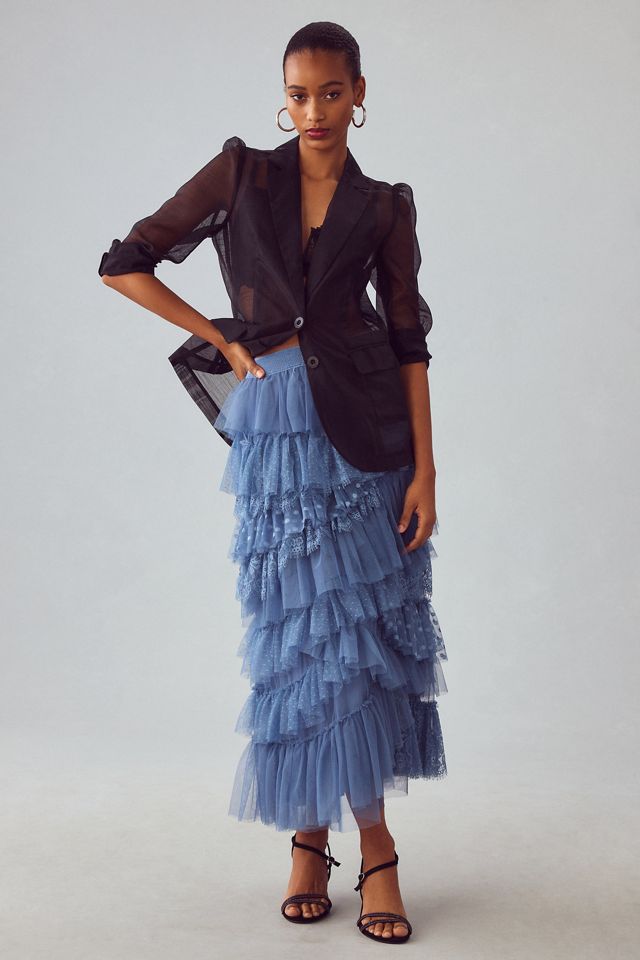 DOLAN Sheer Blazer | Anthropologie