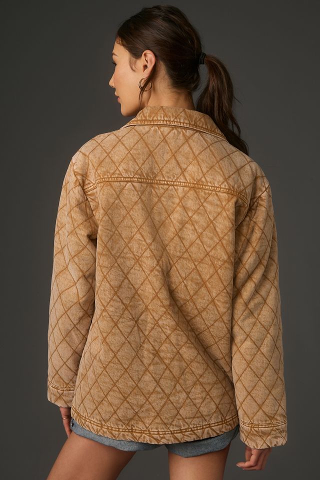 Young Fabulous & Broke Walker Quilted Shacket | Anthropologie