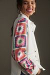 Vilagallo Olivia Crochet Sequins Jacket | Anthropologie
