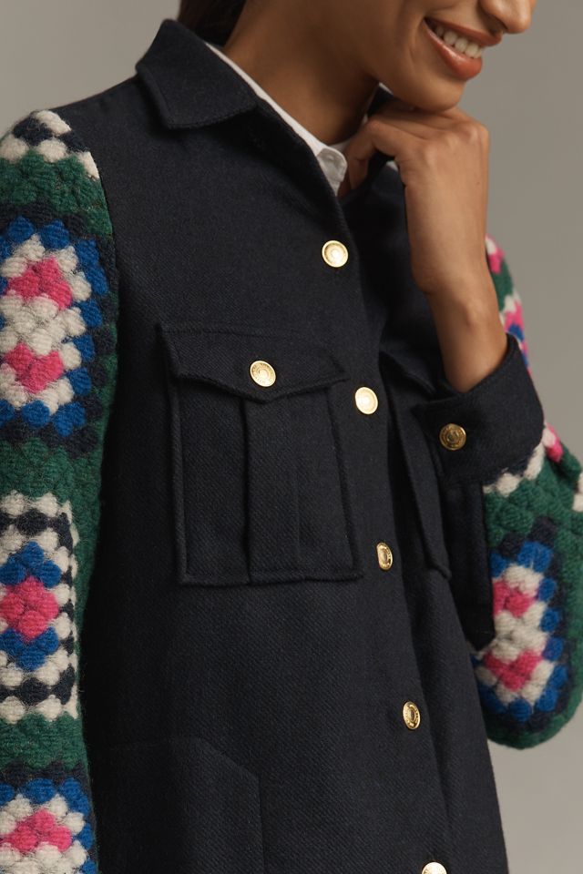 Vilagallo Federica Shirt Jacket | Anthropologie