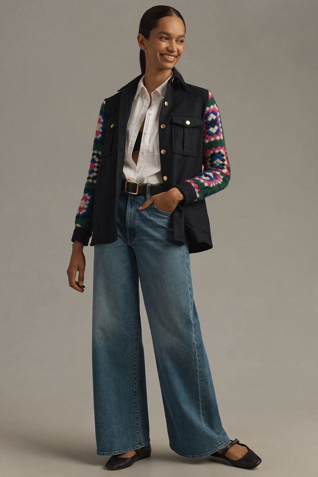 Vilagallo Federica Shirt Jacket | Anthropologie