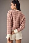 Maeve Tweed Lurex Coatigan | Anthropologie