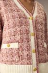 Maeve Tweed Lurex Coatigan | Anthropologie
