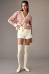 Maeve Tweed Lurex Coatigan | Anthropologie