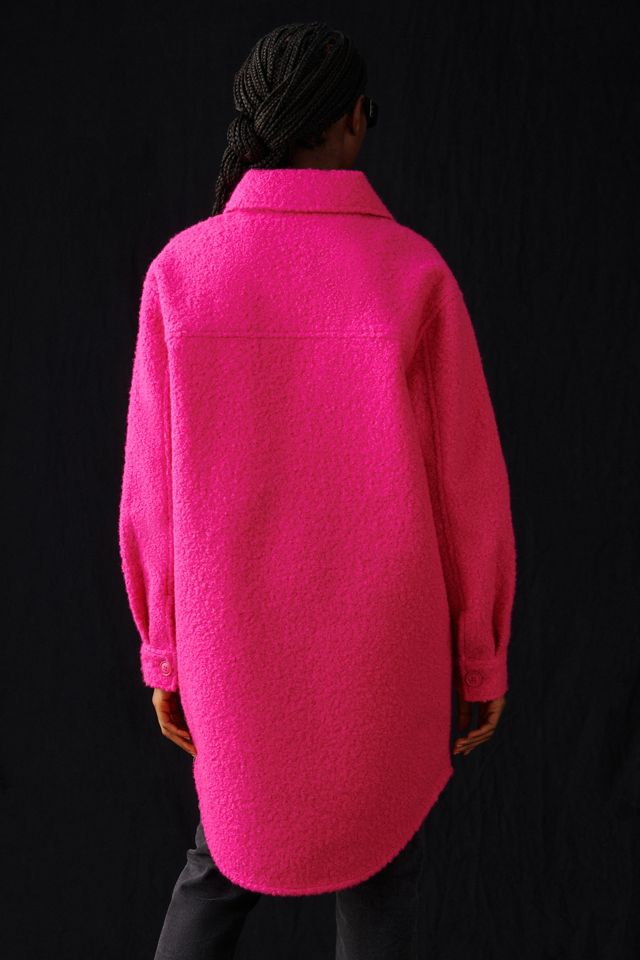 RD Style Long Bouclé Shirt Jacket | Anthropologie