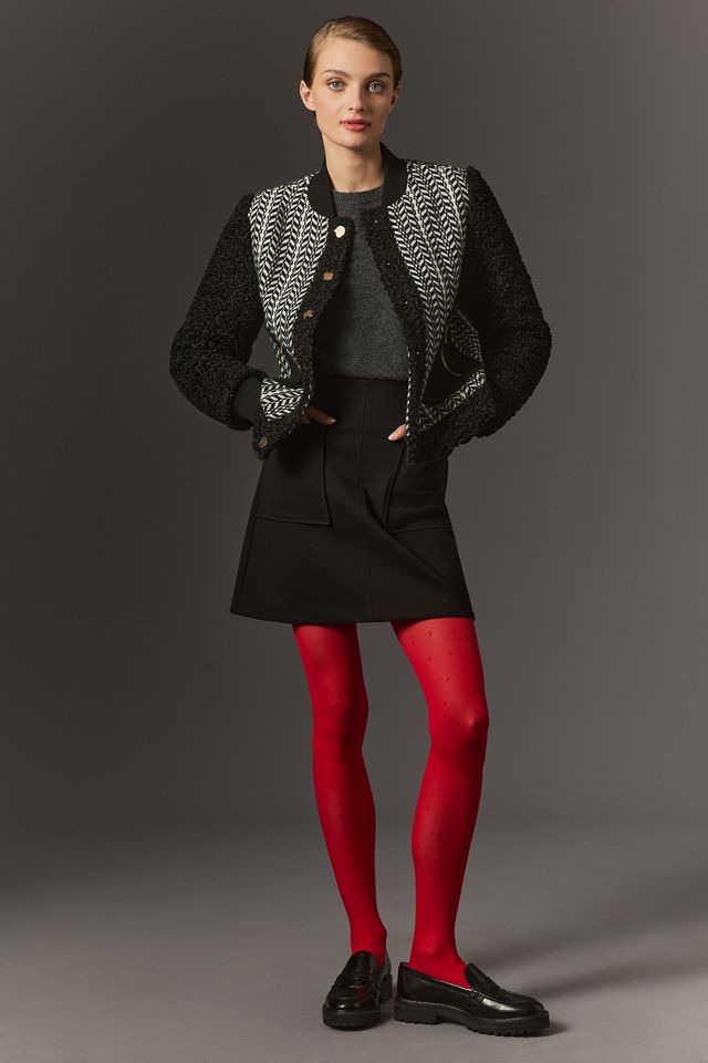 Avec Les Filles Tweed Sherpa Mix Jacket | Anthropologie