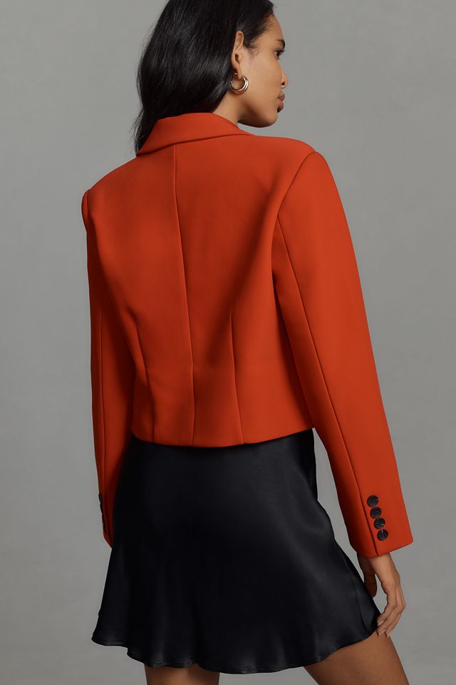 Avec Les Filles Cropped Boxy Suit Blazer | Anthropologie