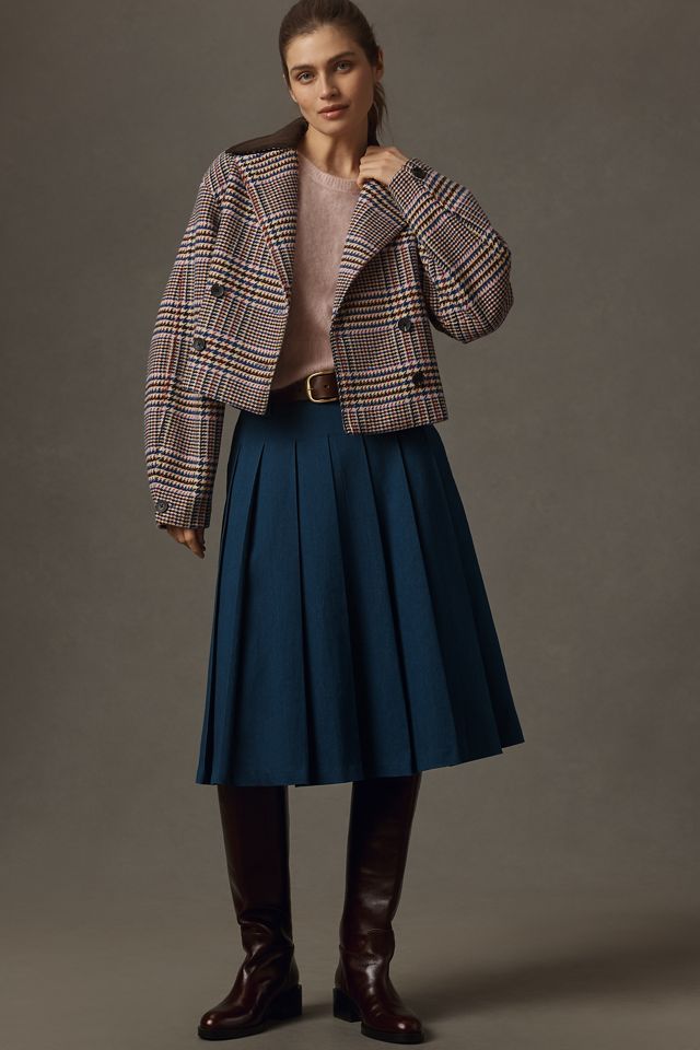 Avec Les Filles Cropped Boxy Jacket | Anthropologie