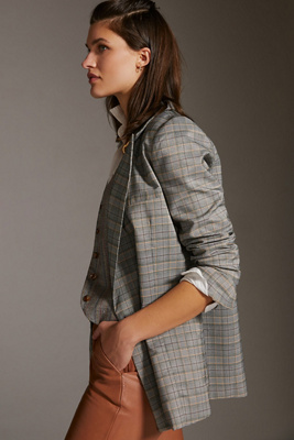 Classic Longline Blazer | Anthropologie