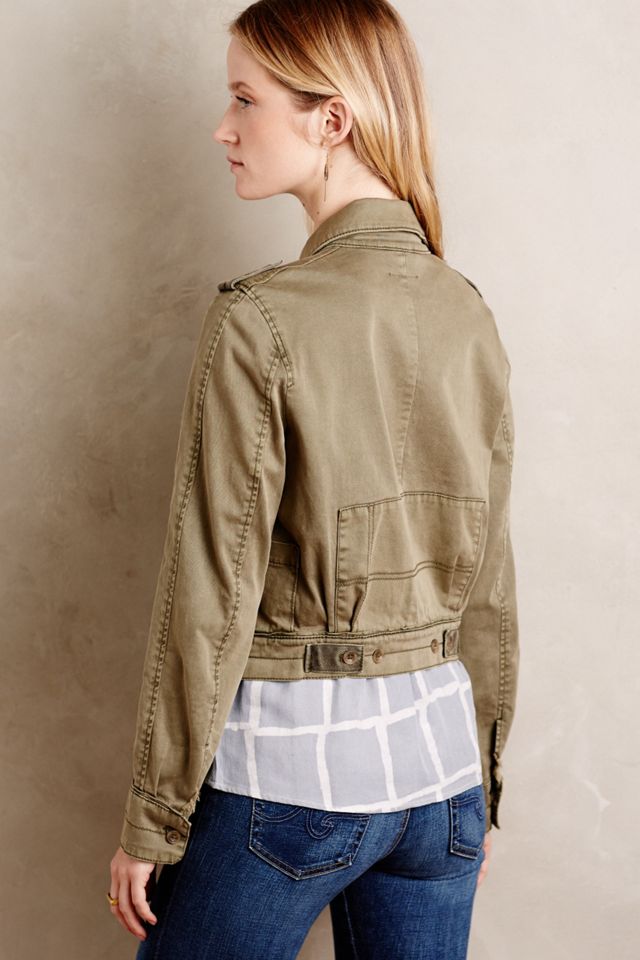 Cropped Military Jacket | Anthropologie