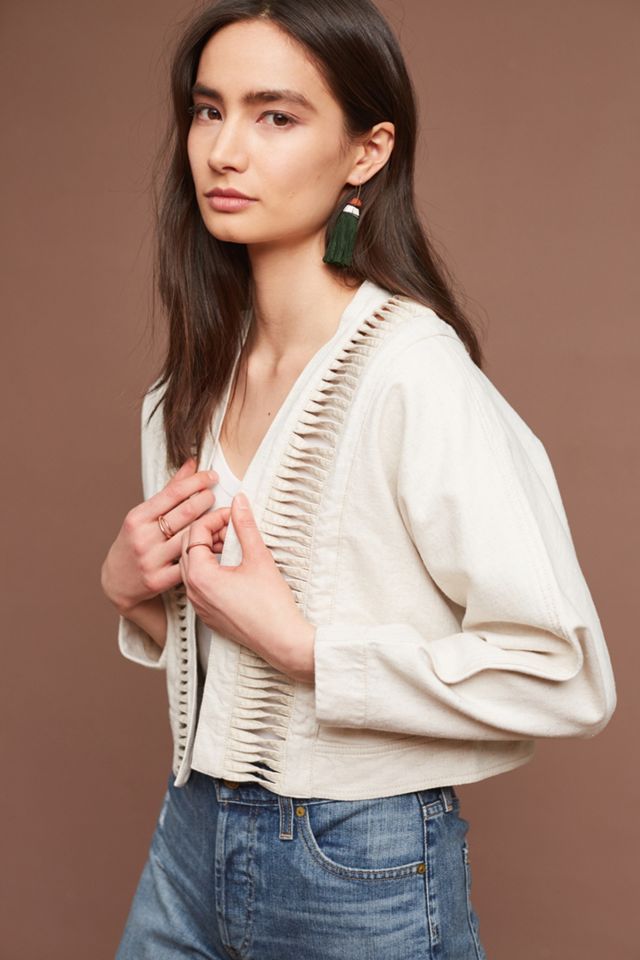 Cropped Ladder Jacket | Anthropologie