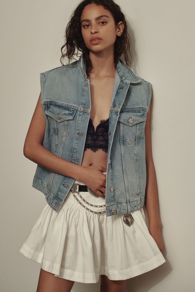 Pilcro Boyfriend Denim Vest | Anthropologie