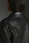 By Anthropologie Faux Leather Eyelet Jacket | Anthropologie