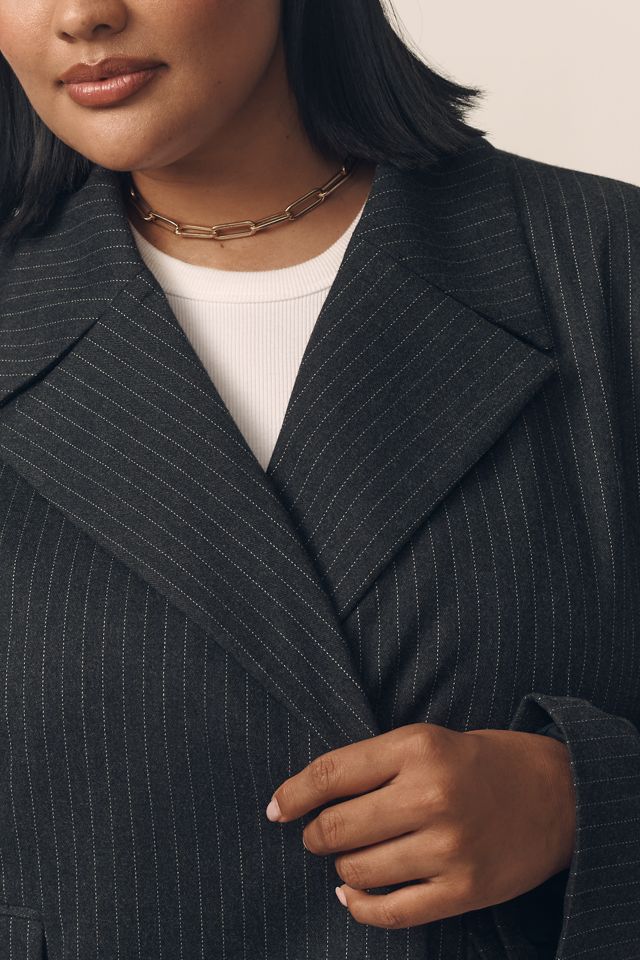 Maeve 80s Boxy Blazer Jacket | Anthropologie