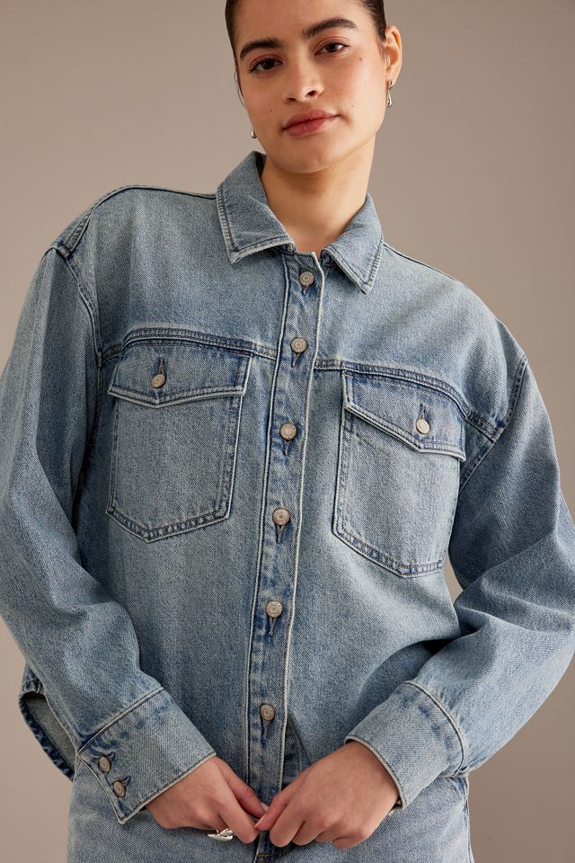 Pistola Mandy Cropped Denim Jacket | Anthropologie UK