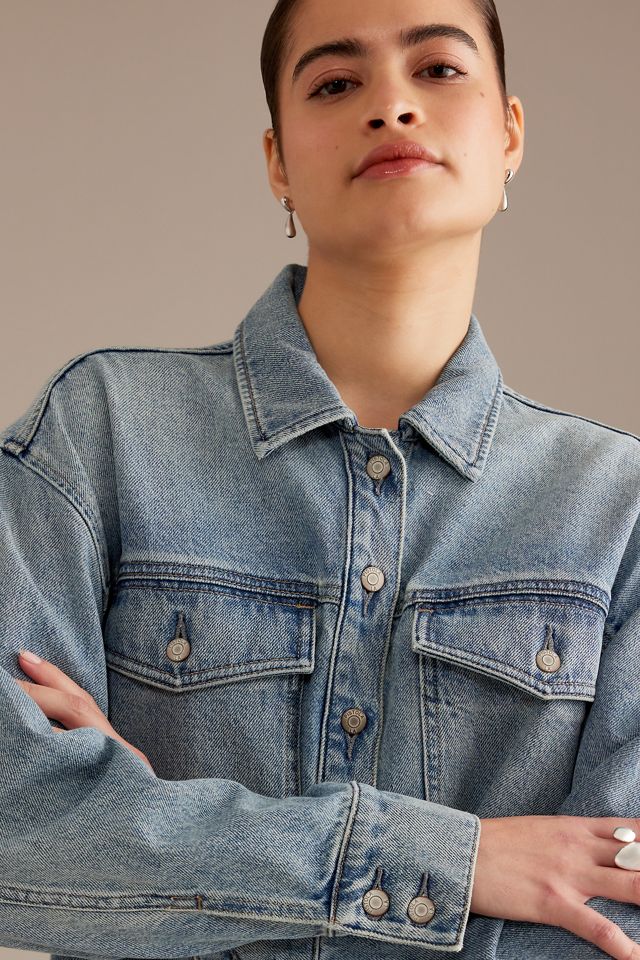 Pistola Mandy Cropped Denim Jacket | Anthropologie UK