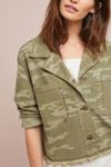 Cropped Camo Jacket | Anthropologie